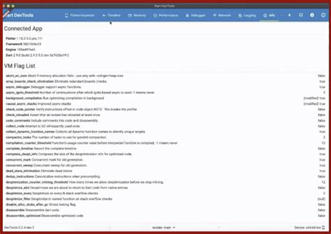 Devtools Info Page Ux Punch List 2020 · Issue 1957 · Flutterdevtools · Github