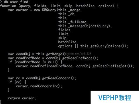 Mongodb Nosql 各种查询条件大全 Nosql数据库 维易php培训学院