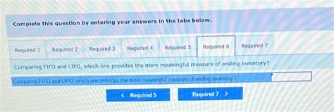 Solved Problem 6 2a Algo Calculate Ending Inventory Cost
