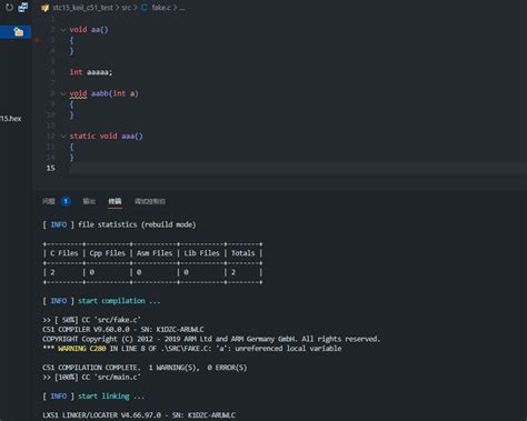 Eide插件编译时不将未调用的文件设置为警告吗？ Embedded Ide Forum