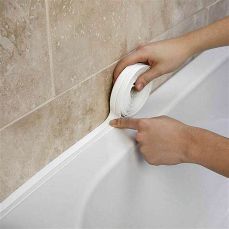 Tape Caulk Strip Kitchen Bathroom Shower Sink Bath Sealing Strip