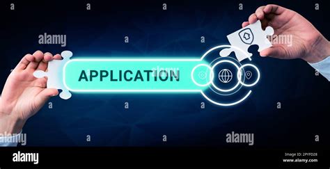 Text Caption Presenting Application Internet Concept An Order For Something Formal And Usually