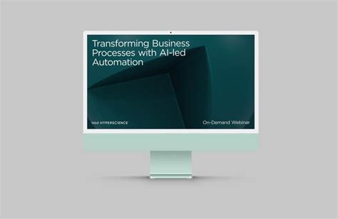 Transforming Business Processes With AI Led Automation Hyperscience