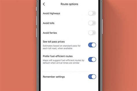 How To Disable Google Maps Fuel Efficient Routes On IPhone