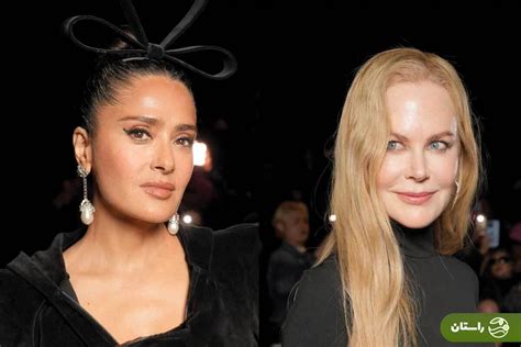 ویدئو دعوای نیکول کیدمن و سلما هایک به من دست نزن