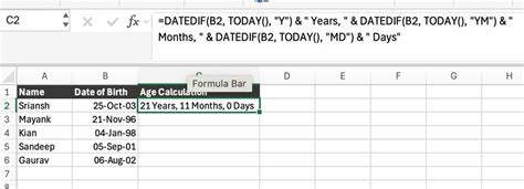 Age Formula In Excel Easy Ways To Calculate Age Analytics Traininh Hub