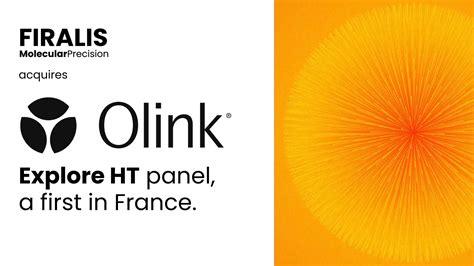 Firalis Molecular Precision Acquires Olink® New Explore Ht Panel