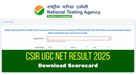 Csir Ugc Net December 2024 Result Score Card Punjab Job Alert