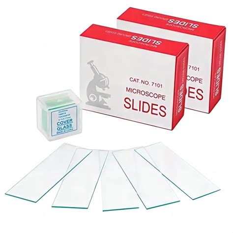 Laboratory Glassware Glass Slide Cover Glass Microscope Slide Slip Glass Slide And Microscope