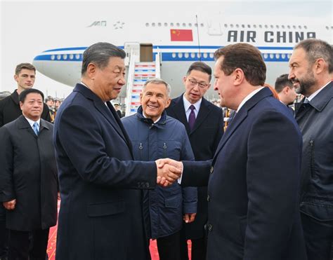图集丨习近平抵达喀山出席金砖国家领导人第十六次会晤 四川在线