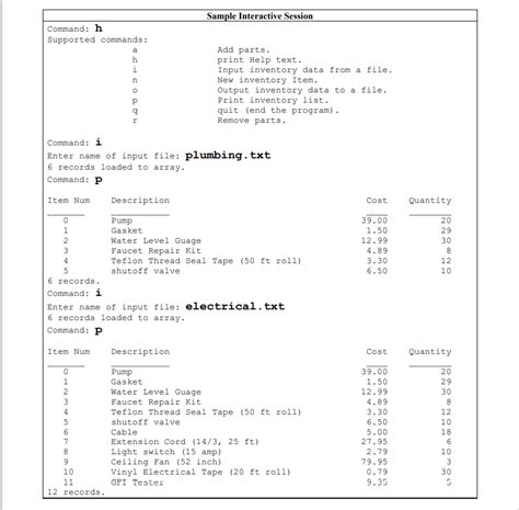 solved the program must be organized as a command loop