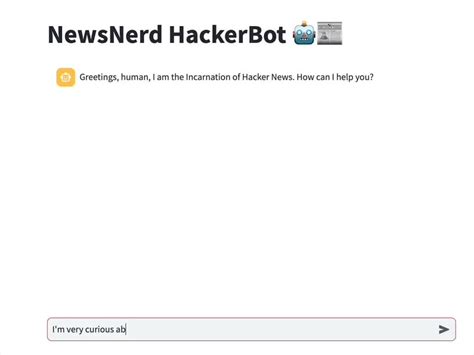 Gpt Streamlit Langchain Hacker News Chatbot Application Rchatbots