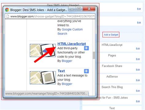 Blogger Subscribe Via Email Opening Add Gadget Window Inimisttech Blogs