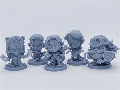 3d Printable Chibi Forge Welcome Pack By Titan Forge Miniatures