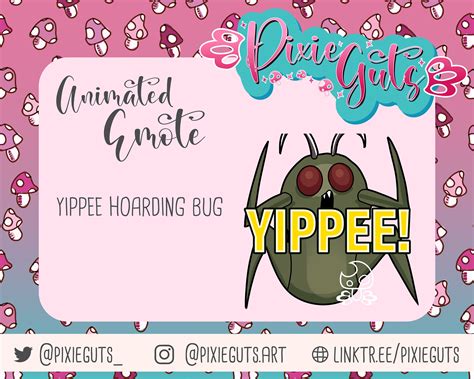 Lethal Company Animated Yippee Hoarding Bug Emote Digital Download Etsy
