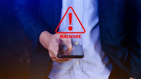 Premium Photo System Hacked Warning Alert On Smartphone Cyber Attack On Computer Network Virus