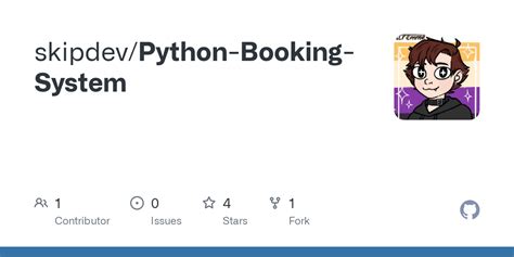 Github Skipdevpython Booking System