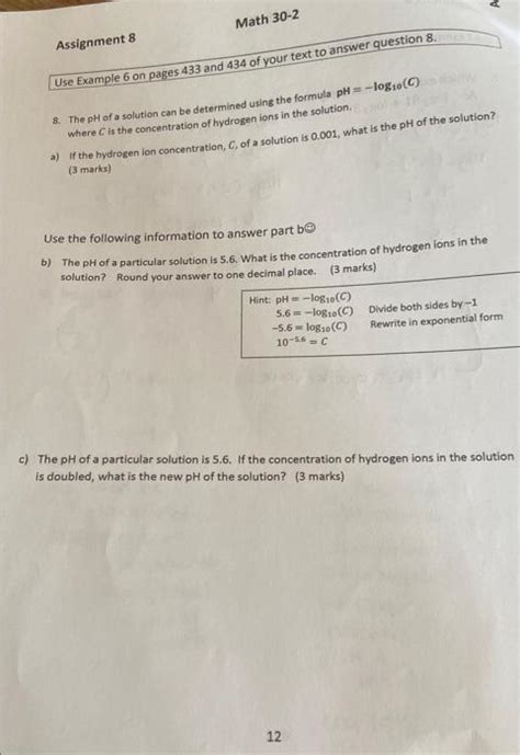 solved math 30 2 assignment 8 use example 6 on pages 433 and