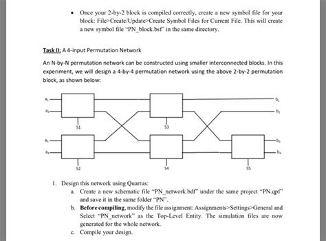 Task I A Two Input Permutation Block A Permutation