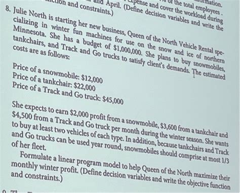 Solved Create An Excel Spreadsheet Model And Use Solver To Chegg