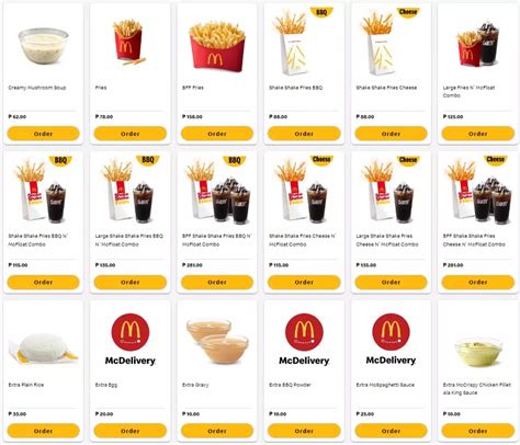 Mcdonalds Menu Philippines Prices Updated 2025