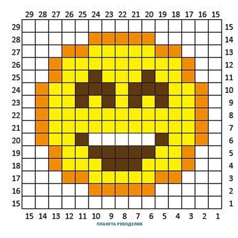 Crazy Face Emoji C2c Square And Pixel Graph Repeat Crafter Me Artofit