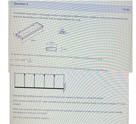 [solved] A Cantilever Beam With A Rectangular Section Is S