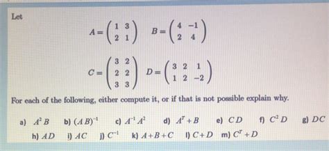 Solved Let 1 C 0 For Each Of The