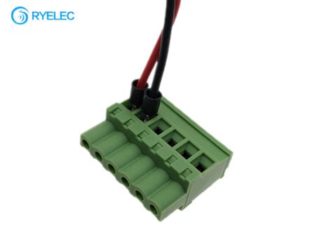 6 Pin To 2 Pin Te Pcb Board Screw Female Pluggable Terminal Block 5 08mm Cable Harness