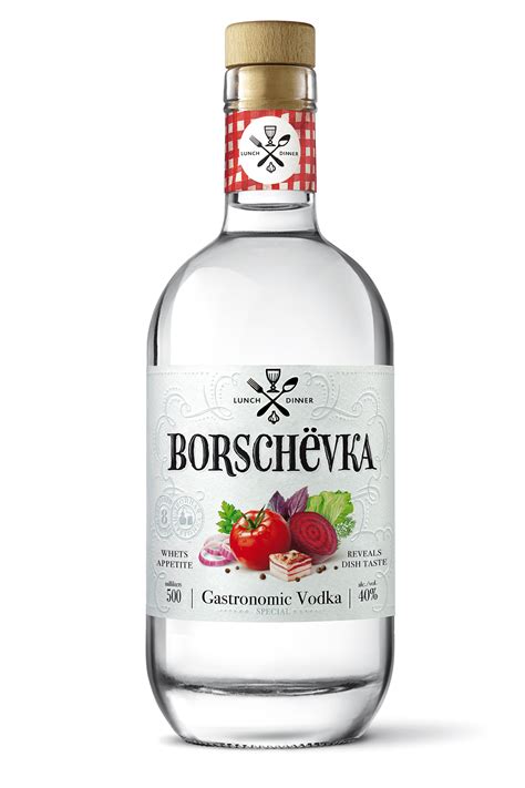 Borschёvka Vodka (Борщёвка) - brand development on Behance