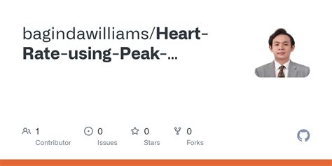 GitHub Bagindawilliams Heart Rate Using Peak Detection