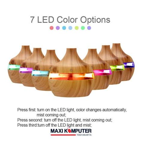 Taffware Kjr J003 Air Humidifier Ultrasonic Aromatherapy Oil Diffuser Maxi Komputer