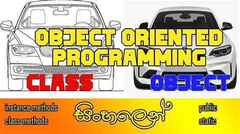 Oop Concepts Object And Class Explained Sinhala Youtube