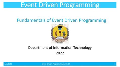 1 Fundamentals Of Edp 2pptx