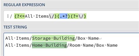 using regex or split or other function to extract 2nd level folder name