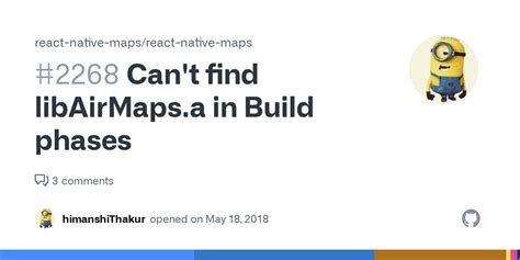 Cant Find Libairmapsa In Build Phases · Issue 2268 · React Native Mapsreact Native Maps · Github