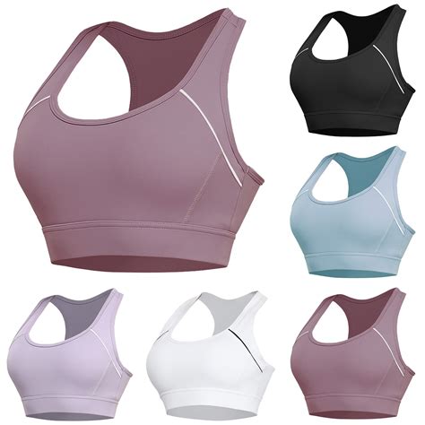 Darzheoy Bras For Women No Underwire Womens Sports Bra Fitness Racerback Bras Shockproof Yoga