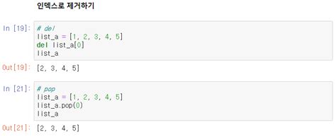 파이썬 리스트 요소 제거하기