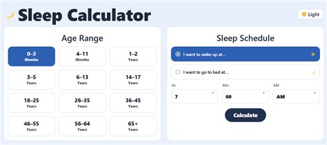Smart Sleep Calculator Find Your Best Bedtime