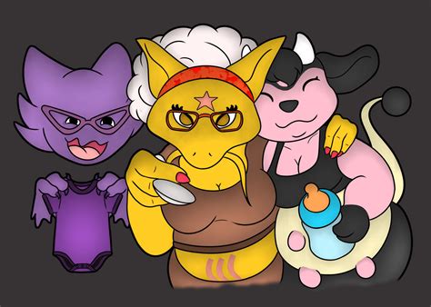 Aunties Are Here By Mouffetter On Deviantart