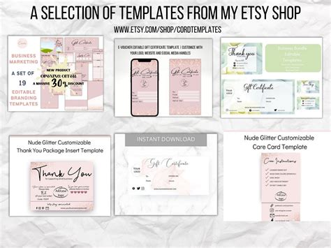 Invoice Template Editable Printable Invoice Digital Download Etsy