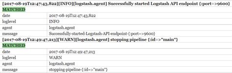 Logstash Grok Pattern For 2017 08 19t124743822 Info Logstashagent Successfully Started