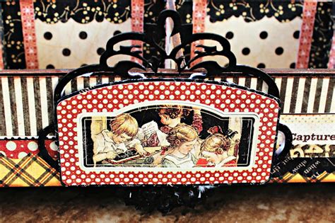 Pam Bray Designs A Girl With Flair ABC Primer Memory Keeping Organizer With Gypsy Soul Laser Cuts