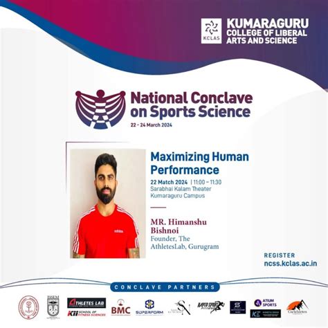 himanshu bishnoi on linkedin ncss kclas sportsscience