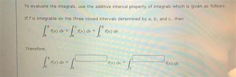 solved given f x dx 5 and f x dx 4 evaluate the