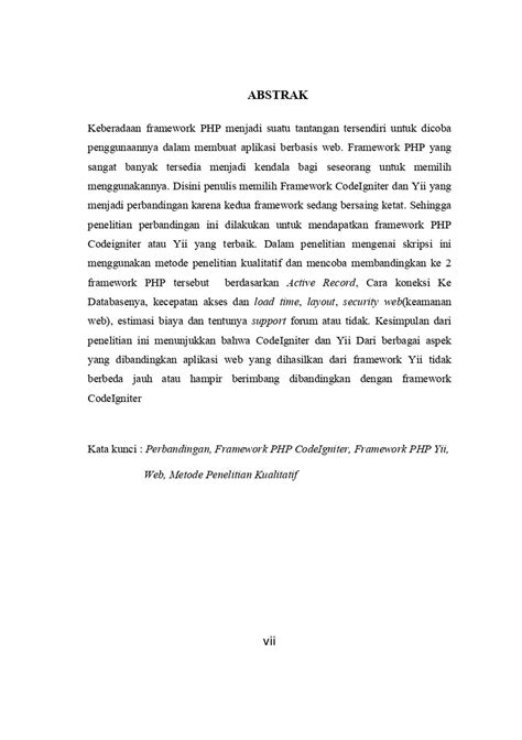 Analisis Perbandingan Framework Php Antara Framework Codeigniter Dengan