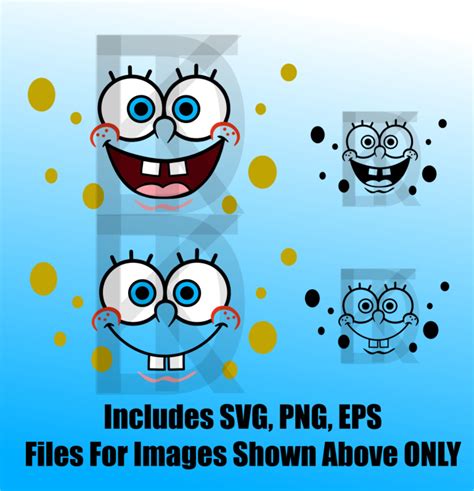 Spongebob Squarepants Face Svg Digital File Only Svg Png Etsy My Xxx Hot Girl