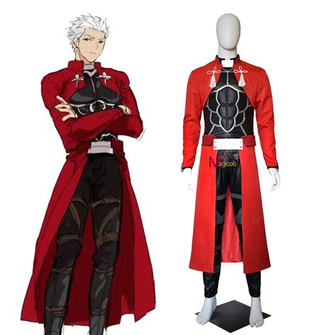 Game Fate Stay Night Archer Emiya Cosplay Costume Outfit Suits