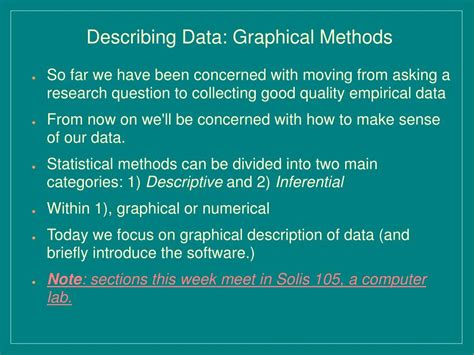 Ppt Describing Data Graphical Methods Powerpoint Presentation Free