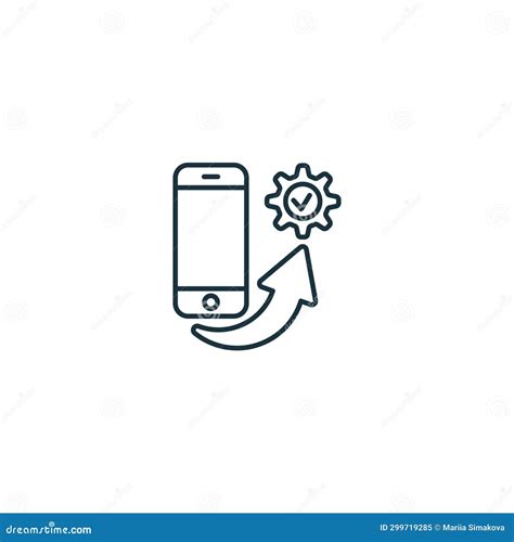 Mobile Optimization Monochrome Simple Sign From App Development